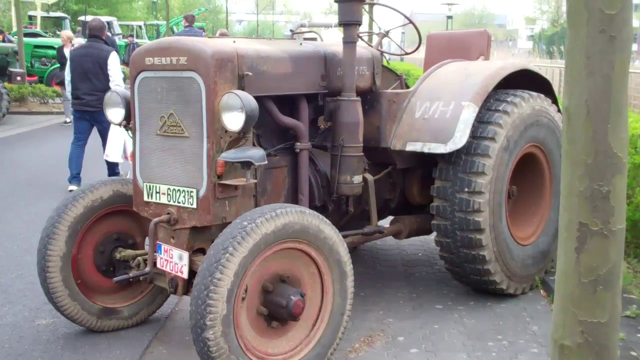 More old Deutz Fahr + Magirus Deutz +Unimog Willich 2017 Schlepperpost ...