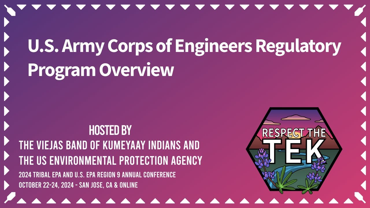 U.S. Army Corps of Engineers Regulatory Program Overview - YouTube
