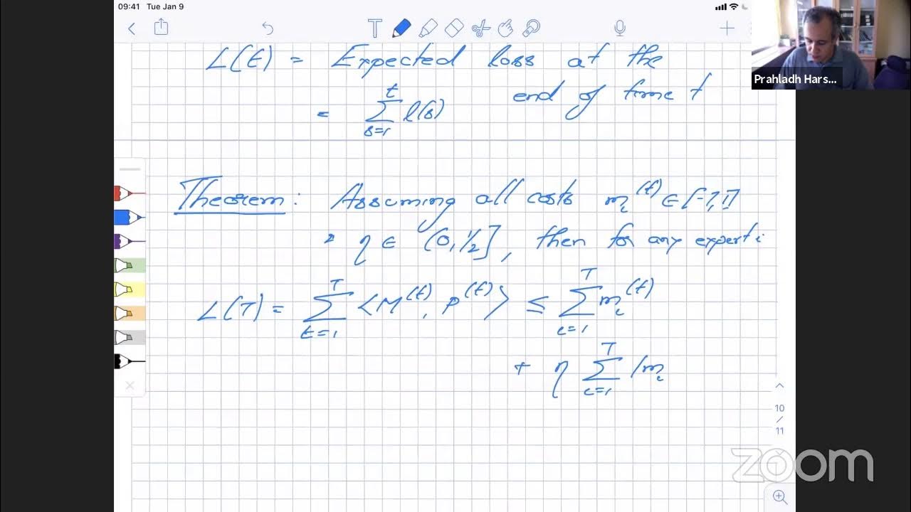 CSS.205.1 Lecture 15 Multiplicative Weight Update Method (Part I) - YouTube