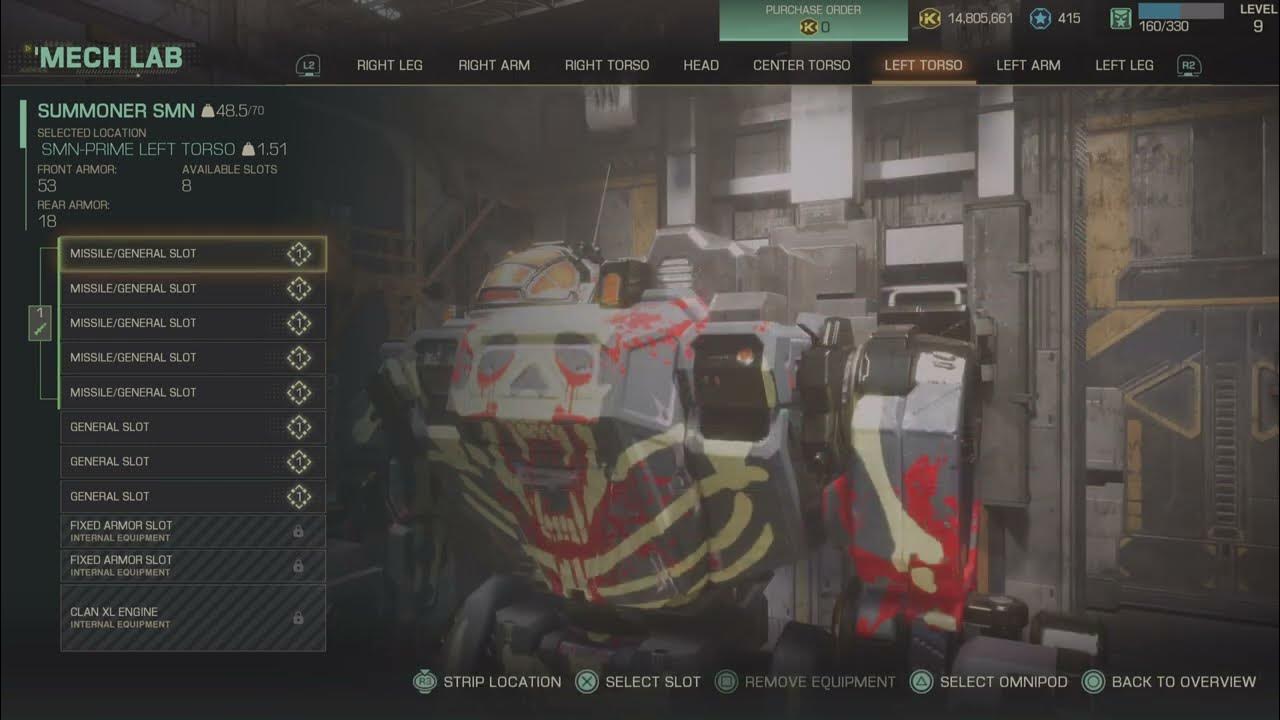 MechWarrior 5: Clans - Complete Mech Lab Guide - YouTube