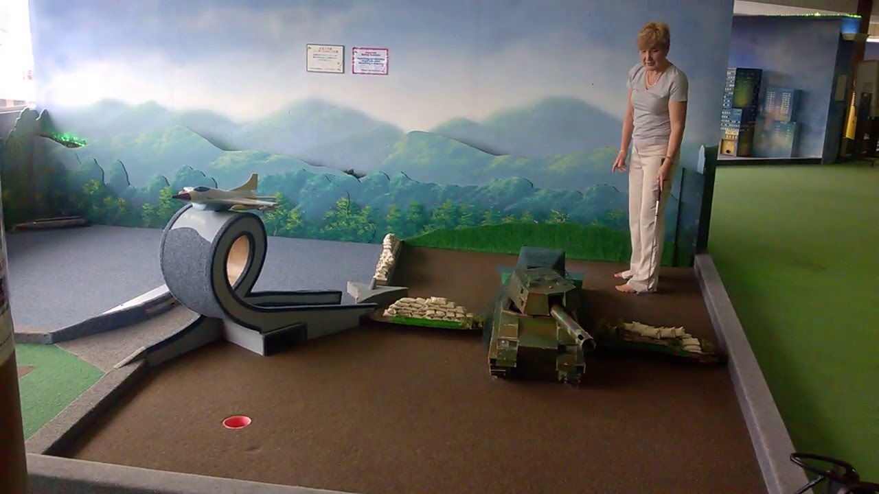 LilliPutt indoor Mini Golf in Singapore 1 of 6 - YouTube