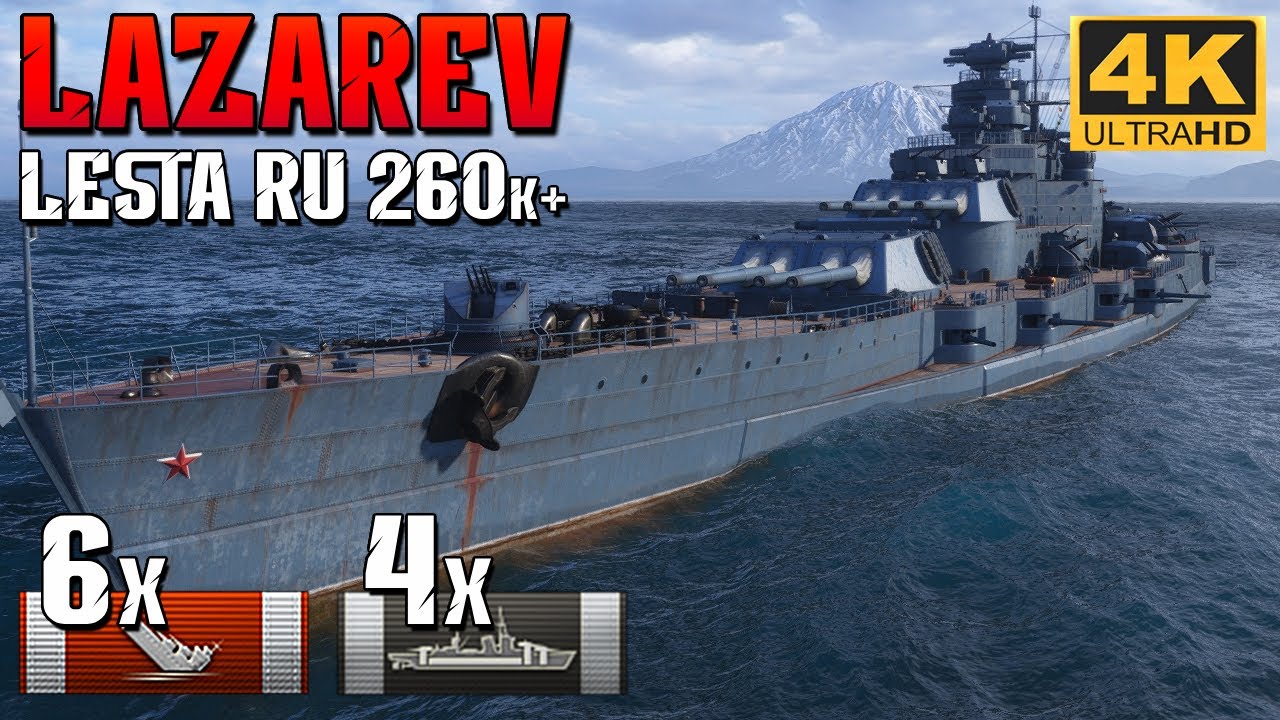 ⚡ Lazarev - The Speedy Soviet Battlecruiser! 🚀 - YouTube