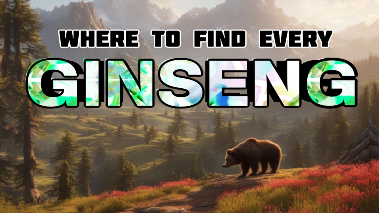 Red Dead Redemption 2: Comprehensive Ginseng Location Guide - YouTube