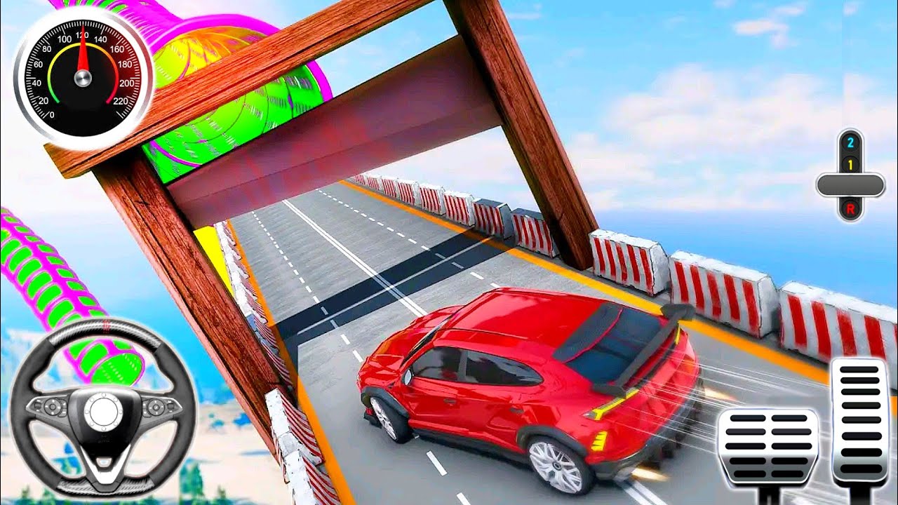 Impossible Car Stunt Games - Crazy Car Stunt Racing Game - Android ...