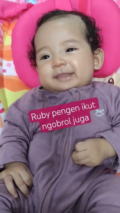 Ruby Suka Ngobrol #bayilucu #3monthold - YouTube