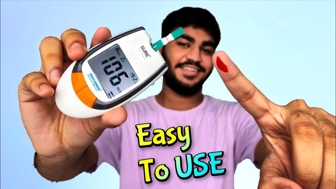 Best Glucometer in India? How to use Niscomed Sure Screen Glucometer ...