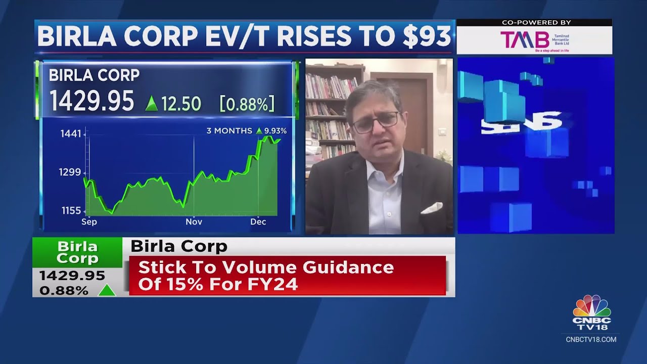 Stock Market Evaluation of Birla Corp | CNBC TV18 Interview - YouTube