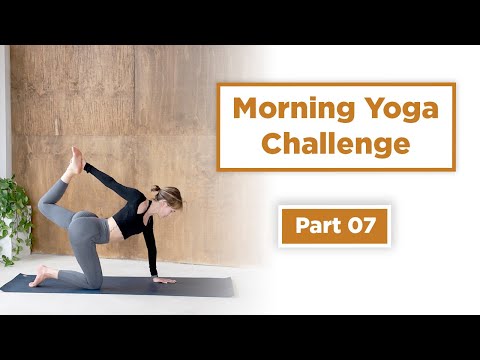 FINAL MORNING YOGA CHALLENGE! Part 7/7 | Yoga with Leah MK