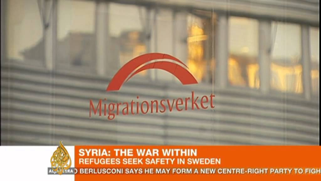 Syrian refugees seek safety in Sweden - YouTube