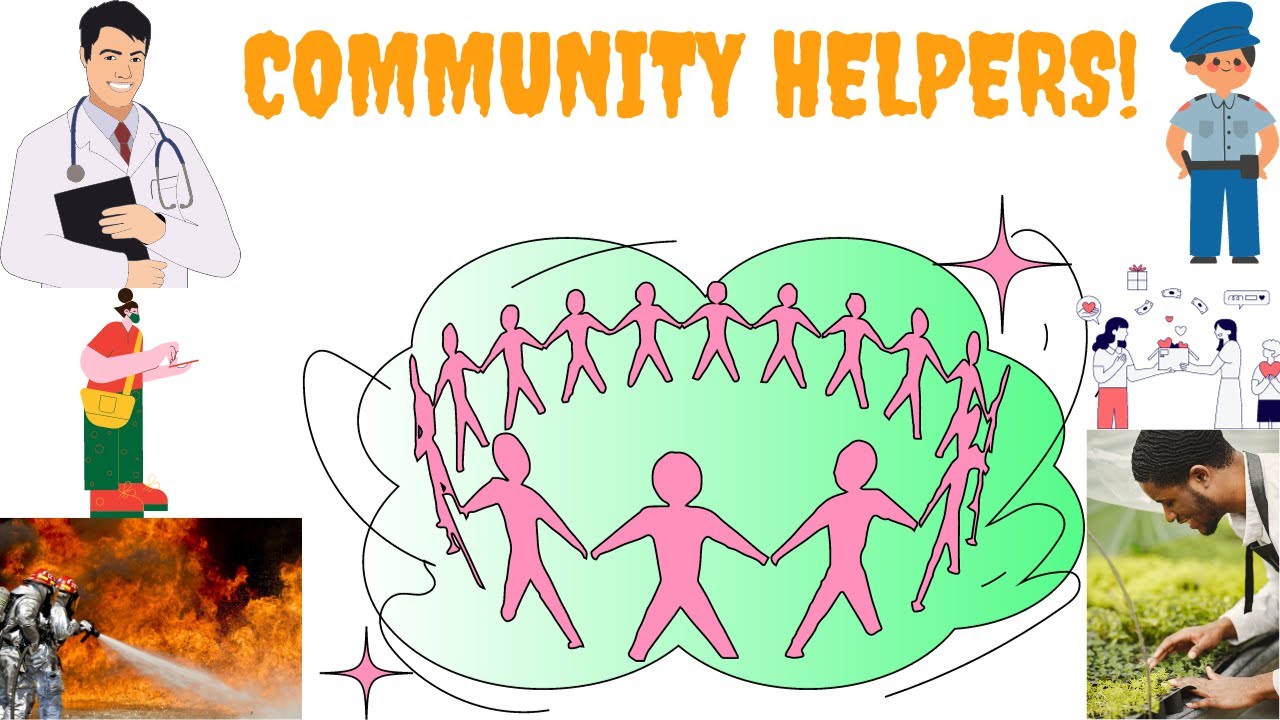 Basic Community Helpers-How to draw community helpers- Our Community ...