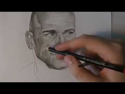 How To Draw UFC Legend Bas Rutten In 2 Minutes!