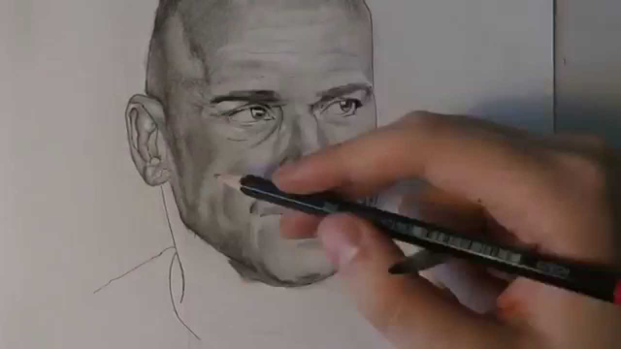 How To Draw UFC Legend Bas Rutten In 2 Minutes! - YouTube