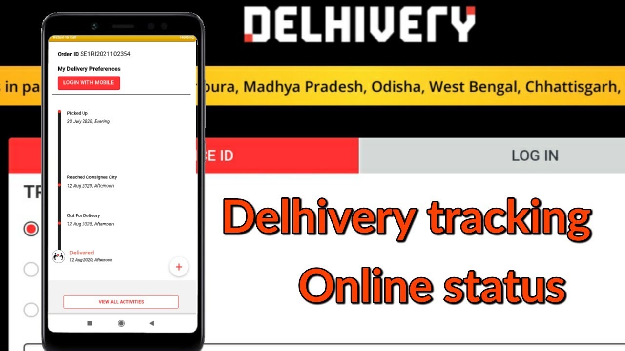 Delhivery tracking online status | Check Delhivery Order Status ...