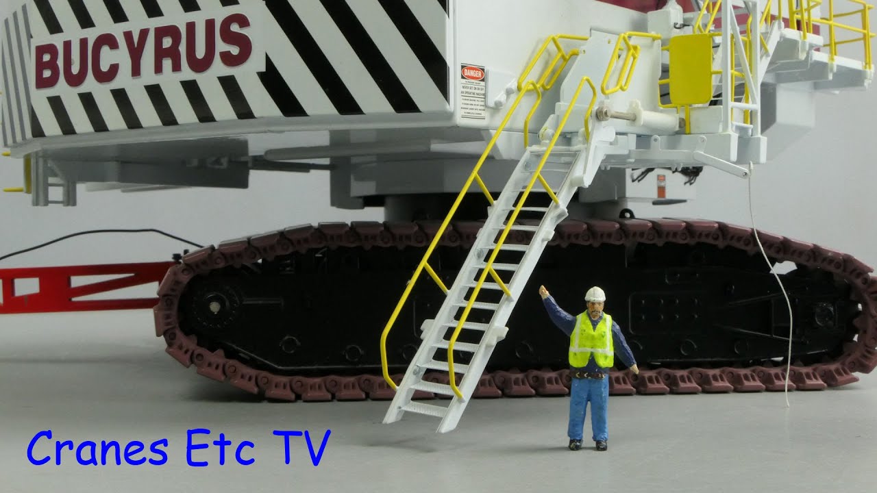 TWH Bucyrus 495HR Rope Shovel by Cranes Etc TV - YouTube