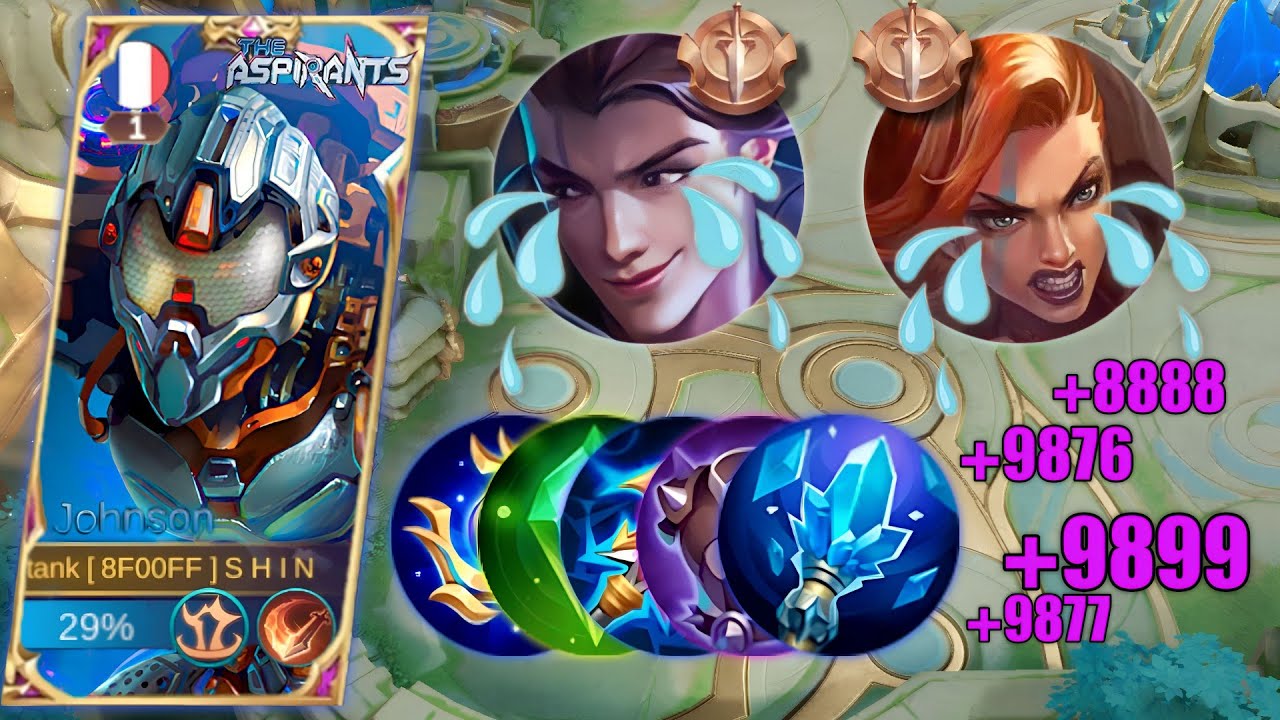 ONE COMBO ONE HIT!!! JOHNSON USED THE MAGIC SPEL🐾😮 | BUILD JOHNSON TANK ...