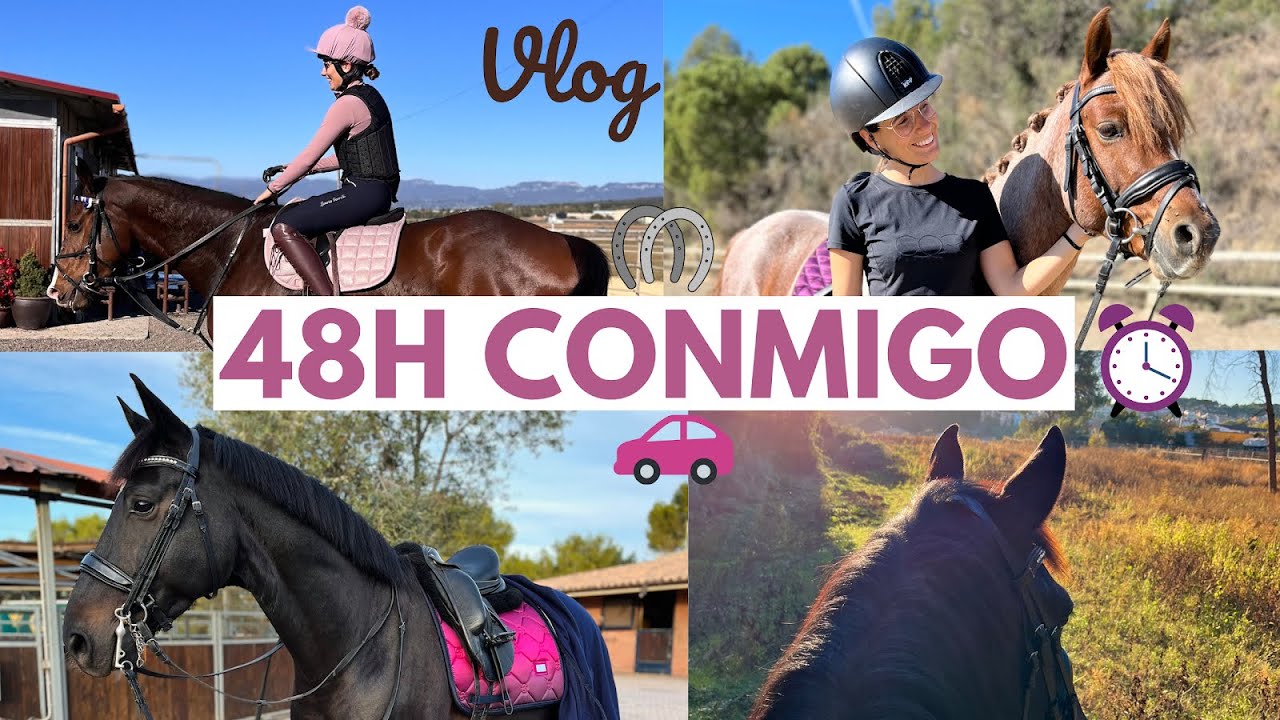 VLOG - 48h conmigo – 3 disciplinas en un día (carreras 🏇, salto 🦘y doma ...