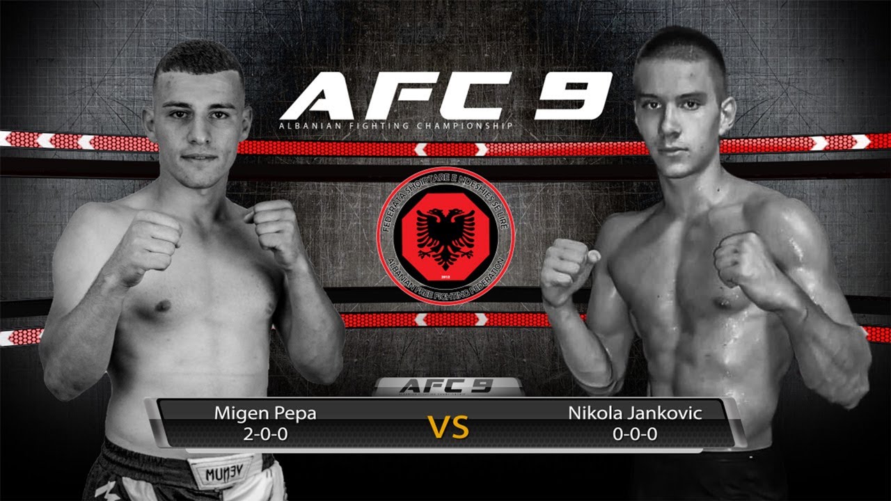 AFC 9: Migen Pepa vs. Nikola Jankovic Full Fight - YouTube