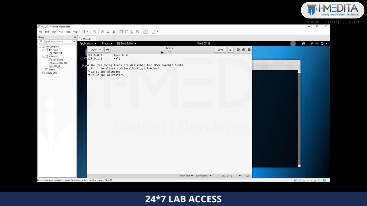 CEH Setup: Host File Configuration in Kali Linux - YouTube