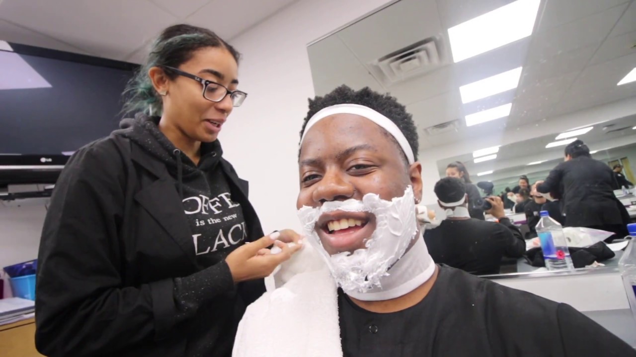 Hair School | Shaving Practice For State Board | The Barber's Journey ...