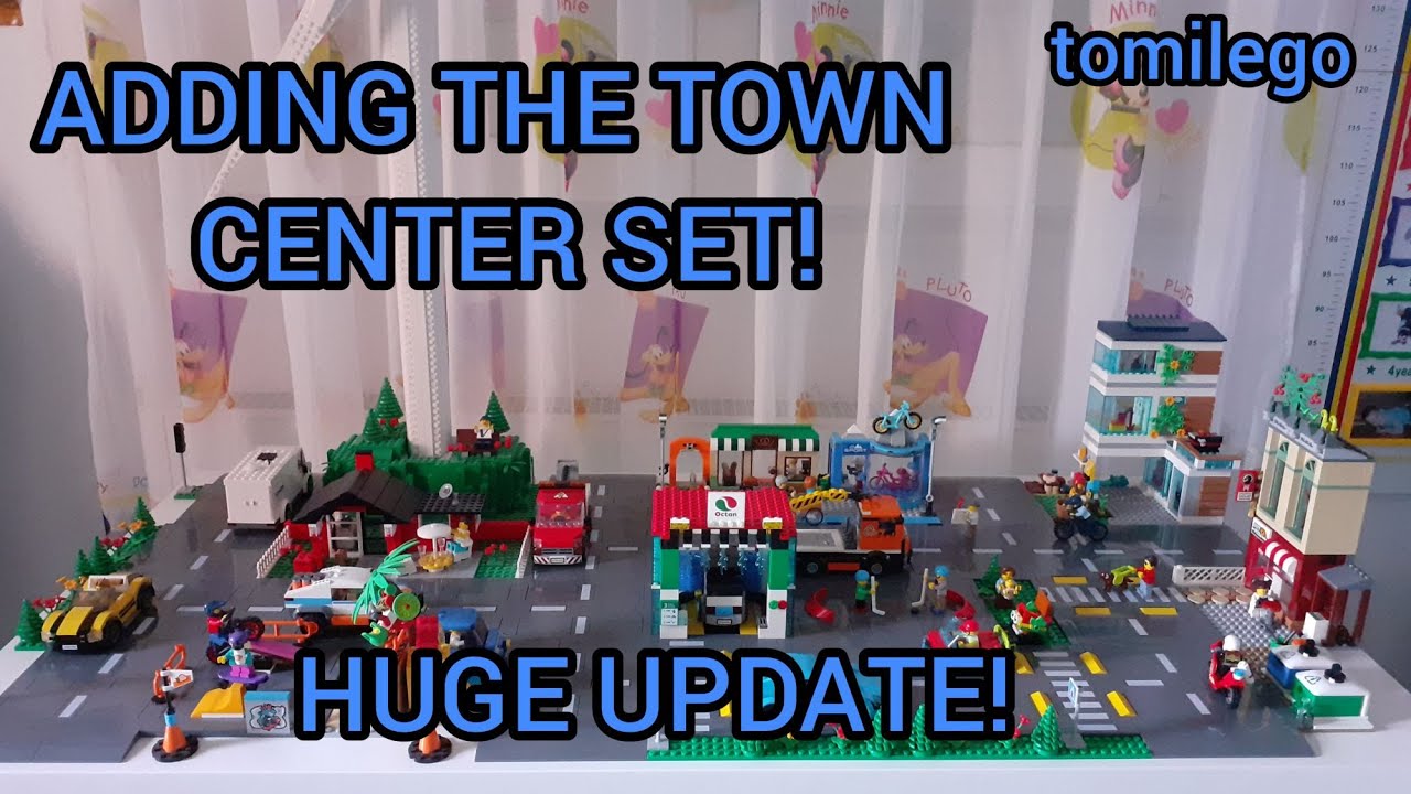 LEGO city update #6 || ADDING THE TOWN CENTER SET! - YouTube