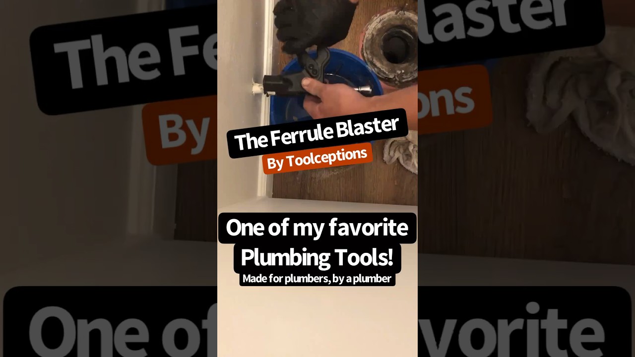 This is one of my favorite plumbing tools, The Ferrule Blaster! # ...