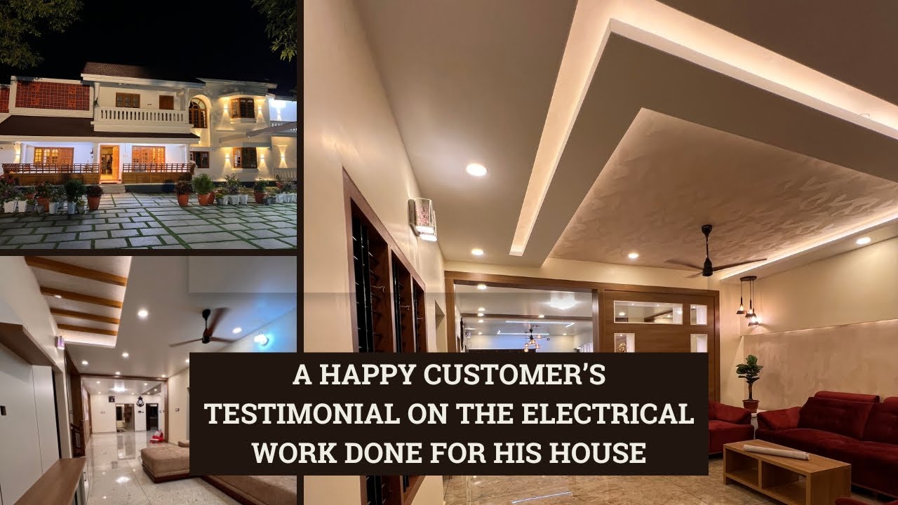 A happy customer’s testimonial on the electrical work done for his ...
