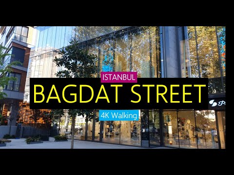 Luxurious high street in Asian part of Istanbul - Bagdat Street Part A ...