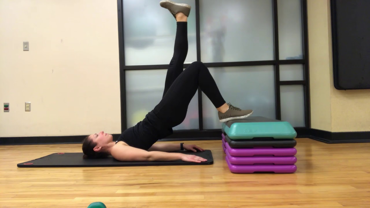 Elevated Single Leg Bridge (Hold) - YouTube