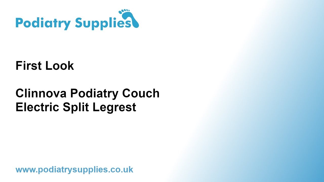 Clinnova podiatry chair leg rests - YouTube