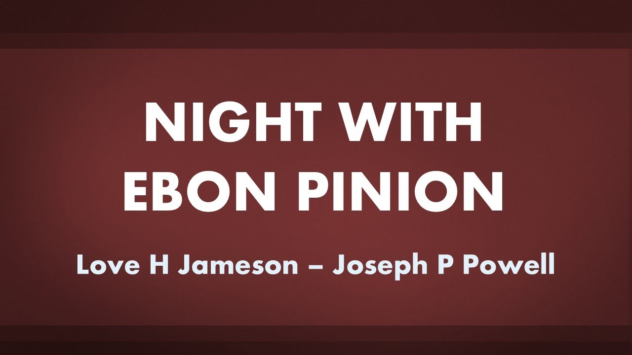 Night With Ebon Pinion - acapella hymn with lyrics - YouTube