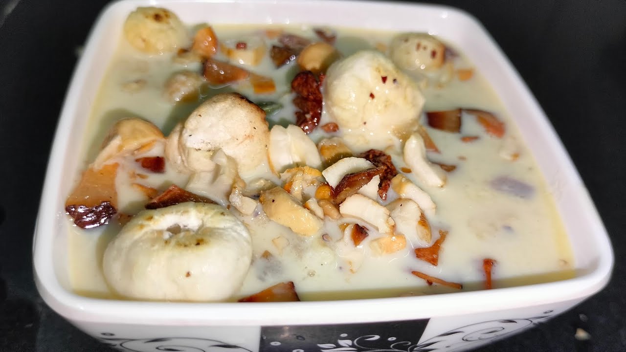 makhane ki kheer ki recipe | malaidar makhane ki kheer ki recipe ...