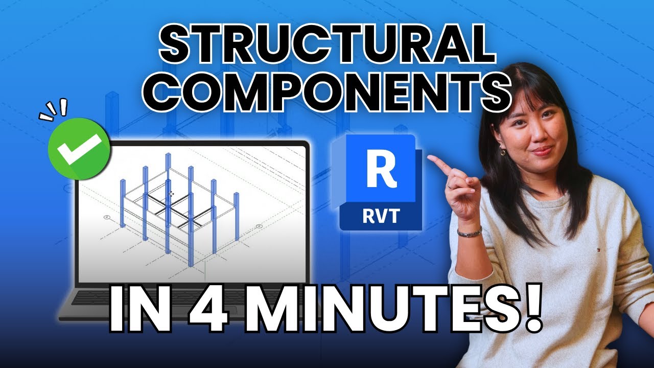 How to Model Structural Components in Revit (in Just 4 Minutes!) - YouTube