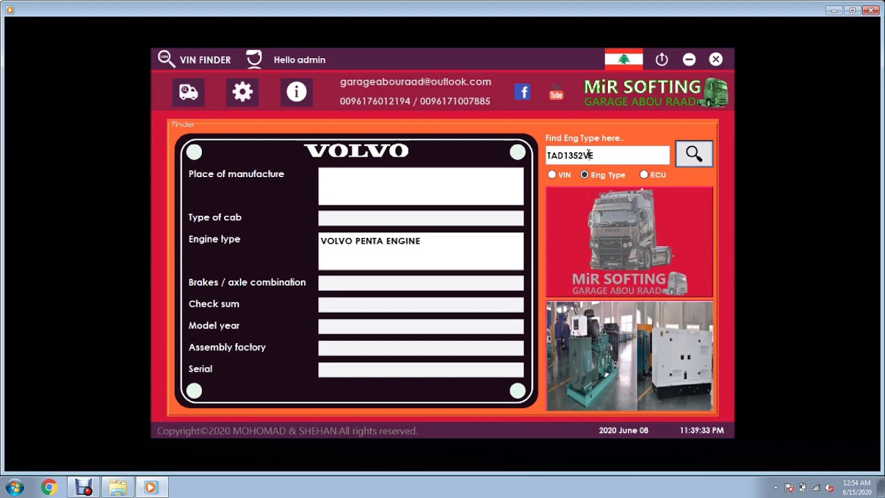 volvoo truck vin decoder & chassis number specification - YouTube