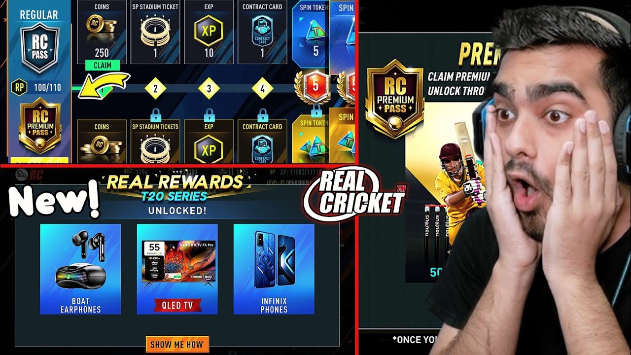 HUGE UPDATE! Real Cricket RC PASS, REWARDS And More..(ReLaunch) - YouTube