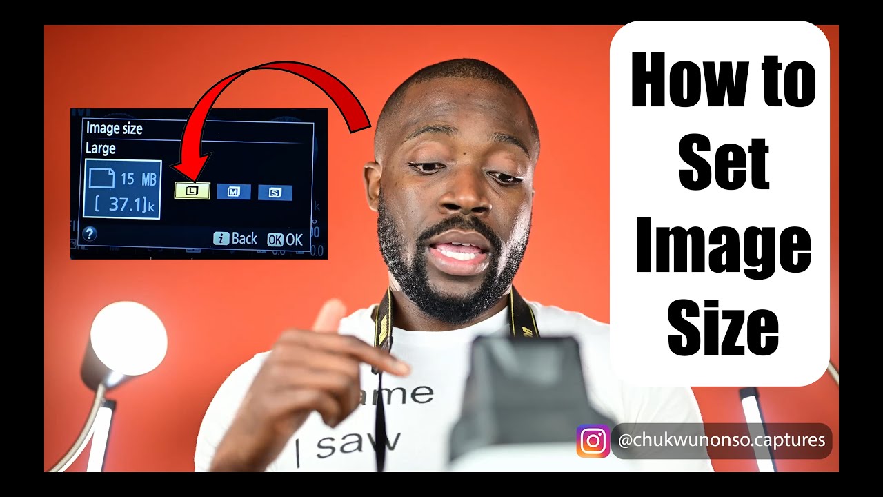Photography tutorial | How to set your camera image size - YouTube