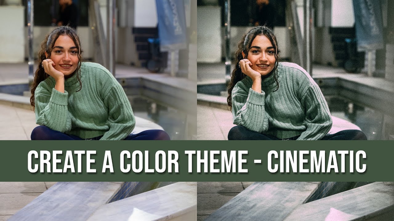 Create a color theme Photoshop 2023- cinematic - YouTube