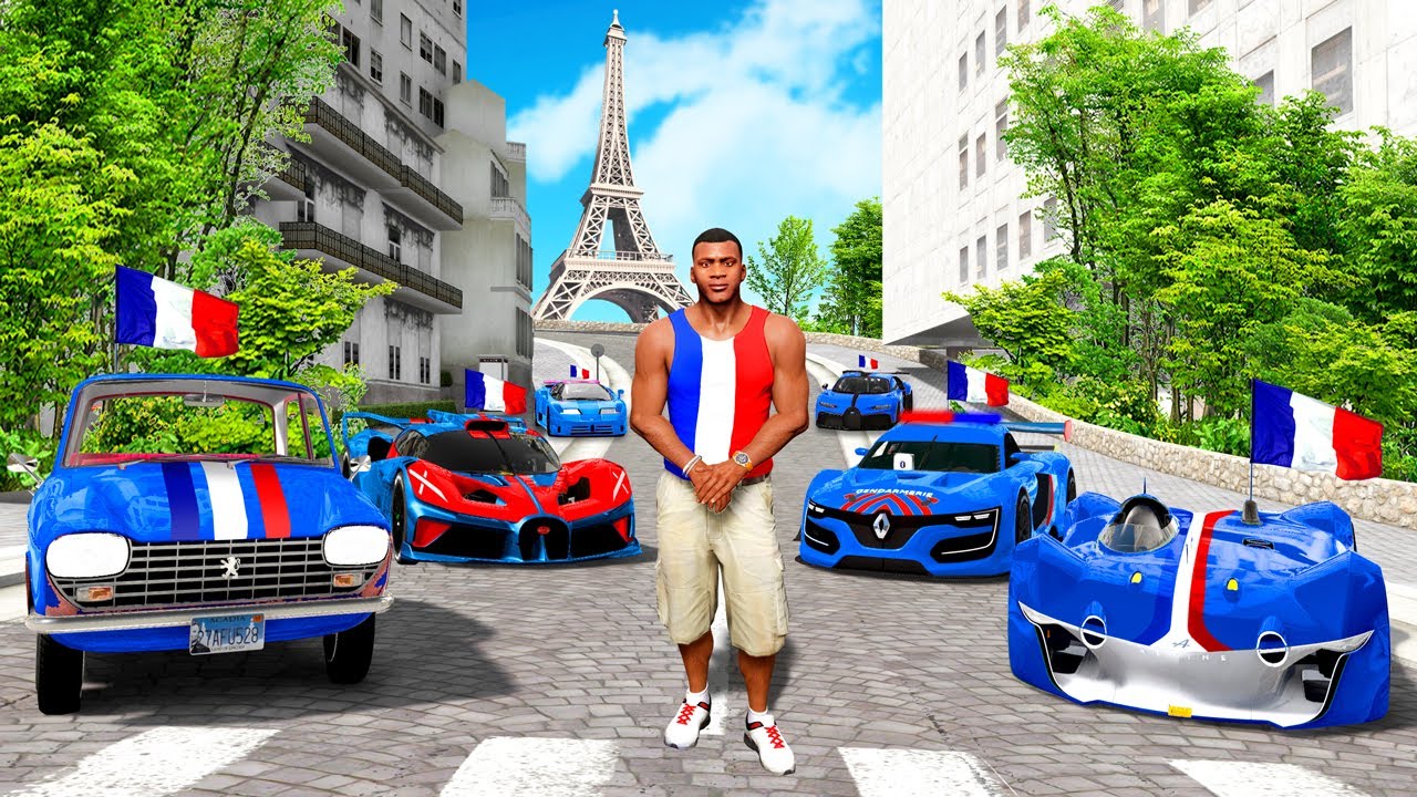 Collecting SUPERCARS in FRANCE in GTA 5 - YouTube