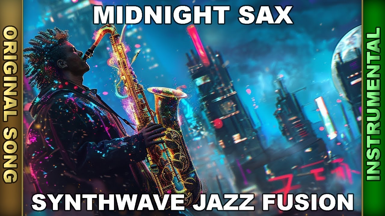 Jazz Synthwave 🎵 Midnight Sax 🎵 Smooth Jazz Fusion - YouTube