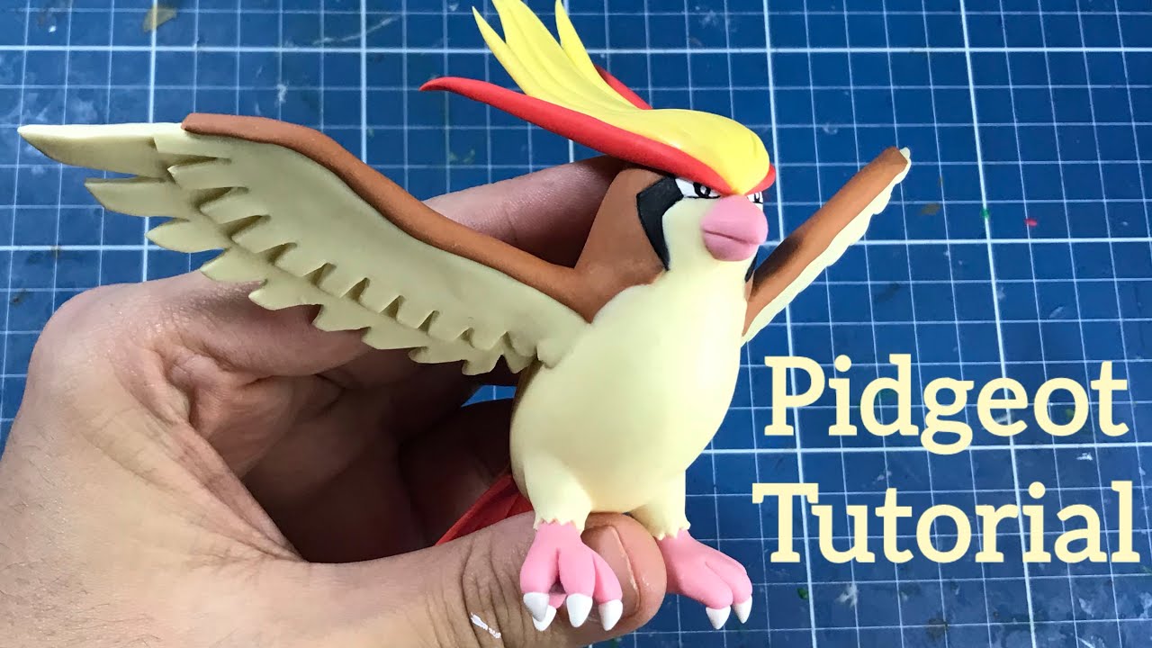 Pokémon Pidgeot , tutorial clay modeling. (@Pokekismon ) - YouTube
