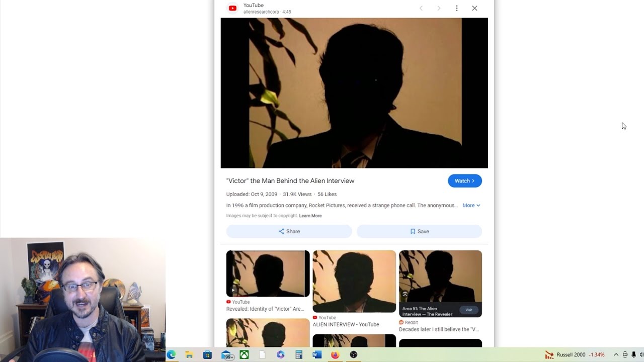 Breaking News! "Victor", Man Behind Area 51 Alien Interview, Has Been ...
