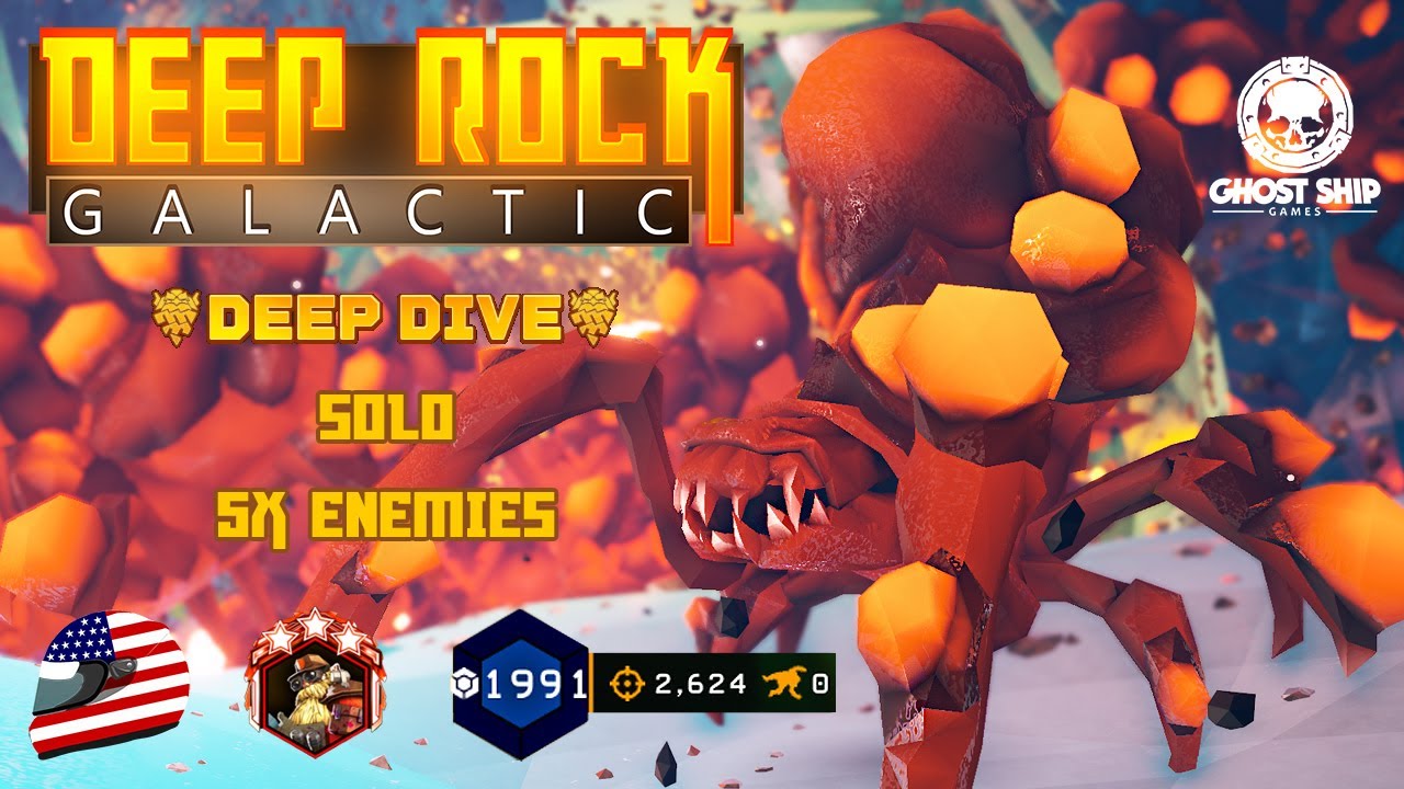 Deep Rock Galactic — Solo Engineer Deep Dive 5x Enemies Mod [Week 110 ...