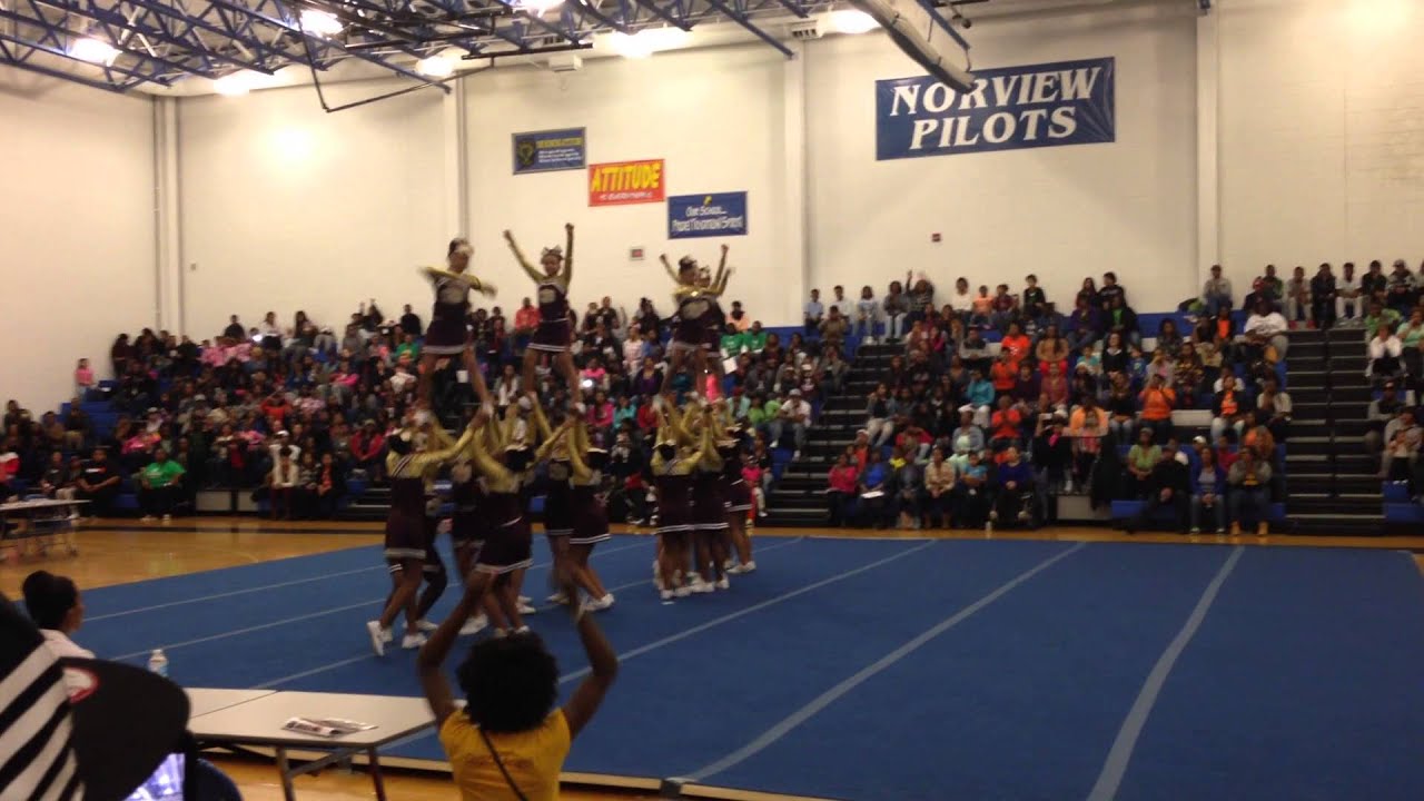 Cradock Middle School 2015 at Cheer Competition - YouTube