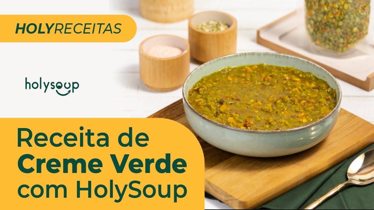 RECEITA DE CREME VERDE EM 30 MINUTOS l #HolyReceitas - YouTube