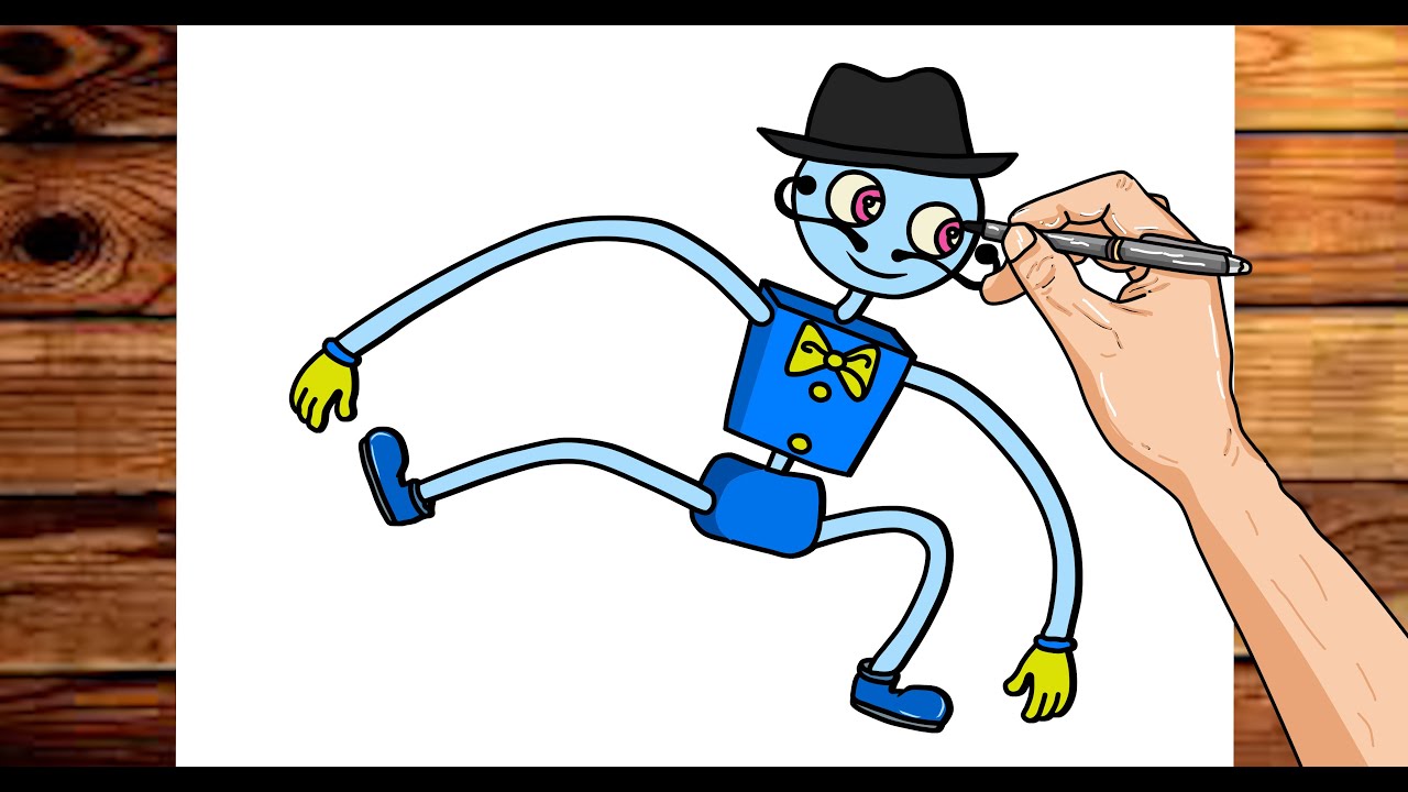 How to DRAW DADDY LONG LEGS - Poppy Playtime Chapter - YouTube