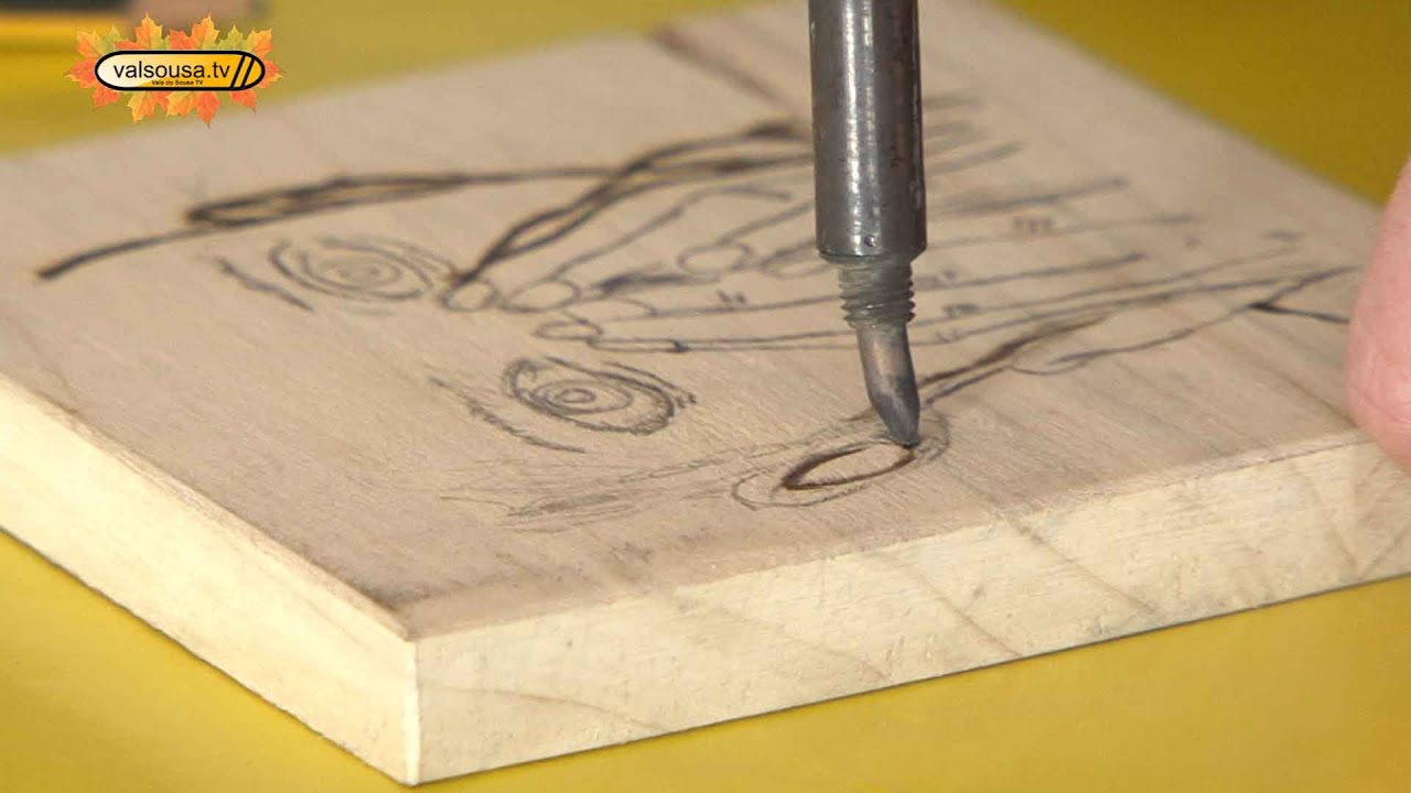 Paredes: A arte da pirogravura - YouTube