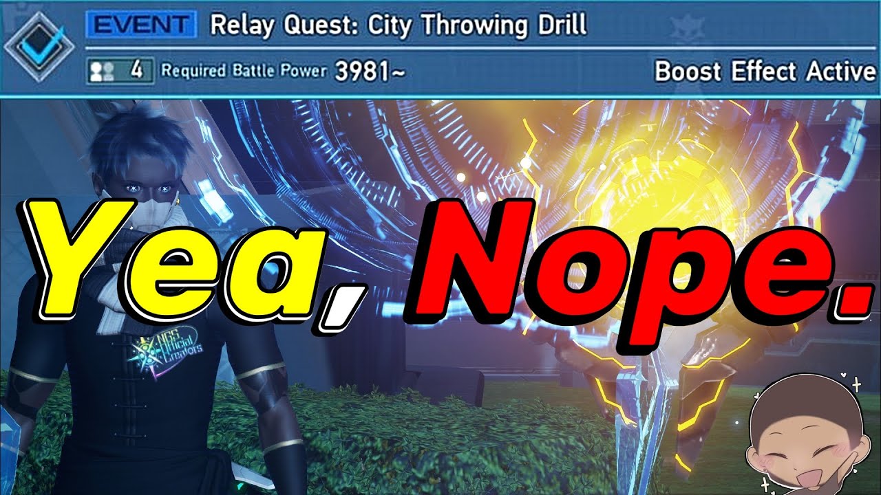 PSO2 NGS | This Throwing Relay Quest Is Not Good - YouTube