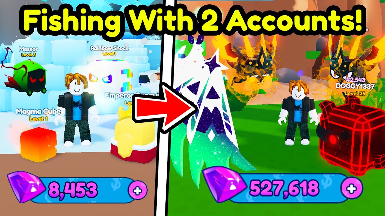 Fishing For 100 Hours And Got These In Pet Catchers! (Roblox) - YouTube