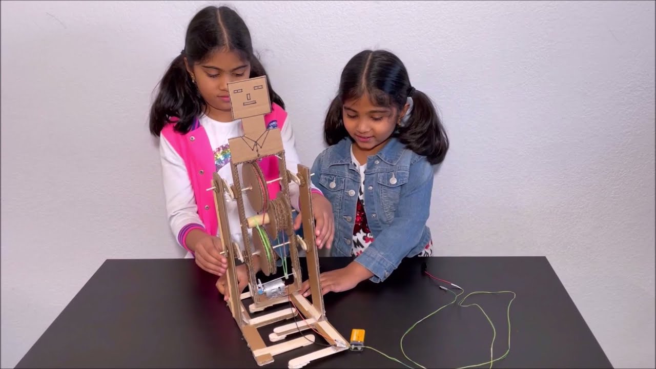 How to Make Walking Robot with Cardboard - YouTube