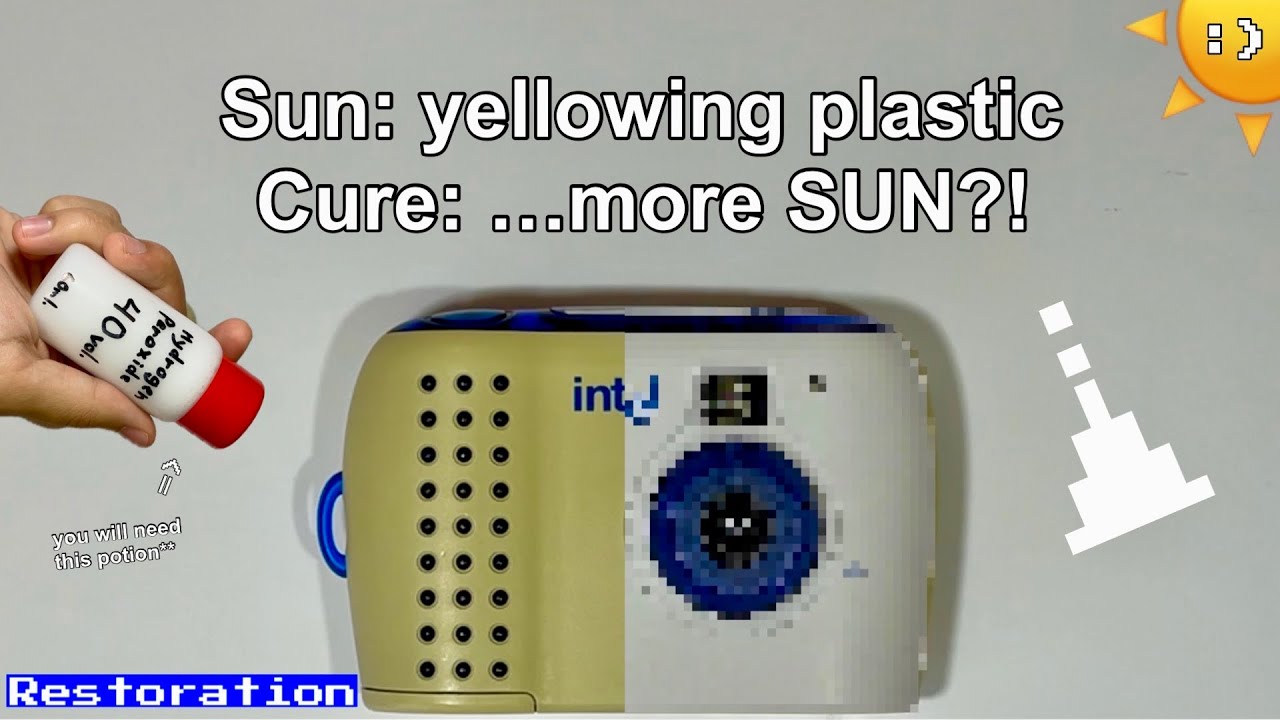 Say cheese! | Intel Camera CS630 restoration | Retrobright - YouTube