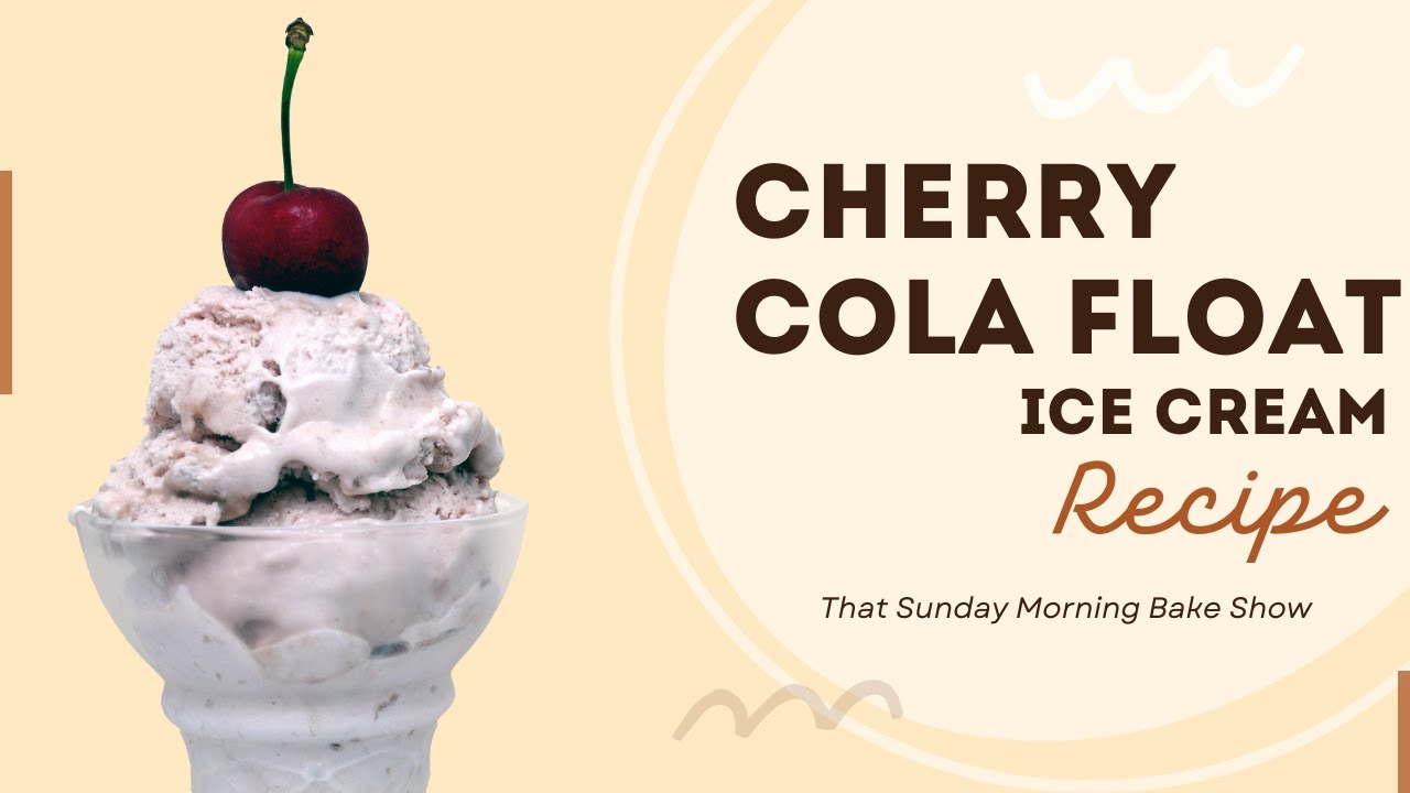 Retro Cherry Cola Float Ice Cream Recipe | Cherry Custard with Cola ...